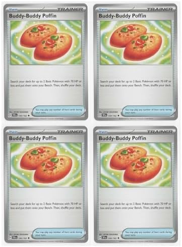Buddy Buudy Poffin 144/162 - Temporal Forces Pokemon Trainer Card Set ...