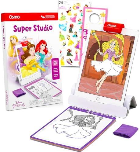 Buy Disney Osmo Super Studio Princess Drawing Set - Bundle with Osmo ...