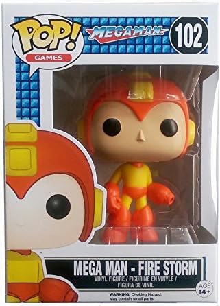Funko - Funko Pop Games Mega Man Fire Storm Exclusive Variant Vinyl Fi ...