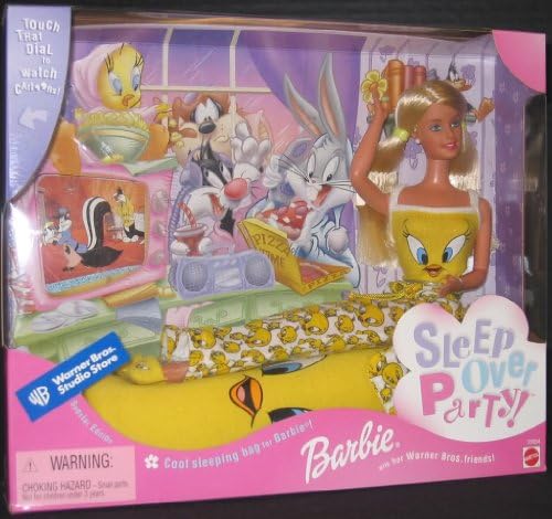Mattel - Barbie Tweety Sleep Over Party Warner Bros. Studio Store Doll ...